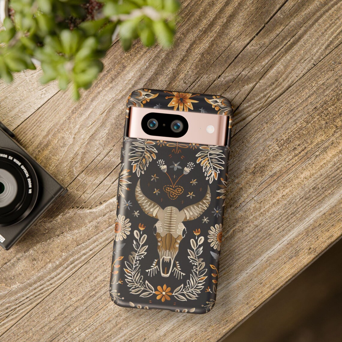 Western Phone Case Rustic Cow Skull iPhone Cover Wild West Samsung ...