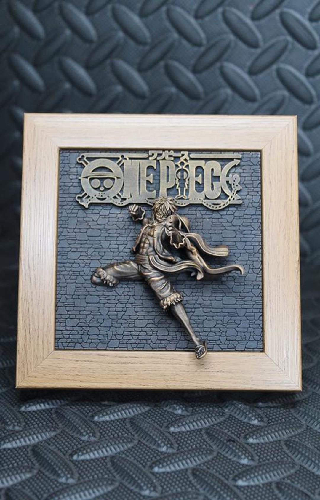 One Piece Luffy Display Frame Figurine - Etsy