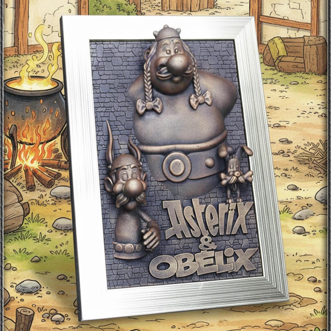Asterix and Obelix Figurine Frame Display - Etsy
