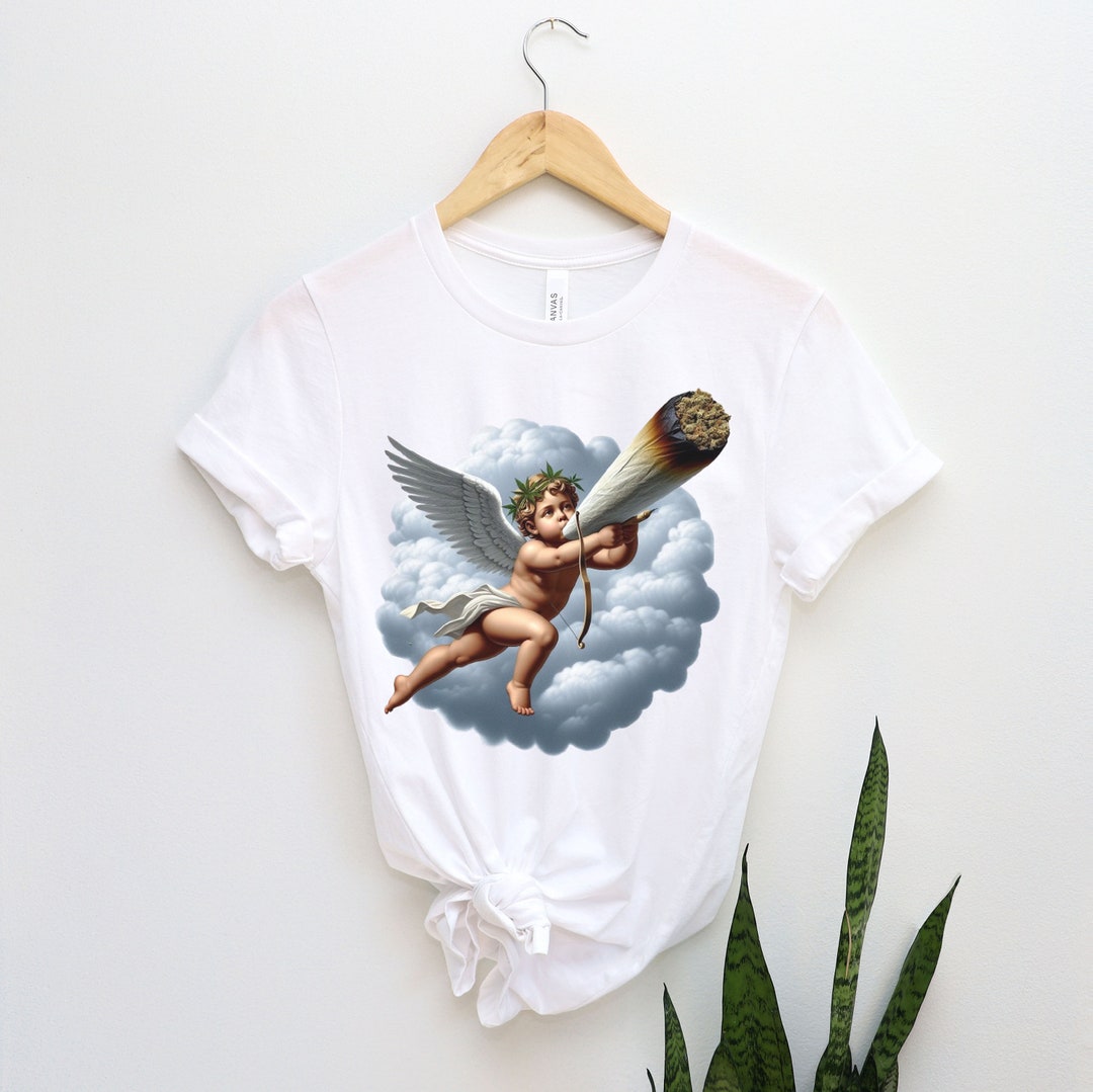 Cannabis Inspired Streetwear Stylish 420 Art Tee for Pothead Marijuana ...