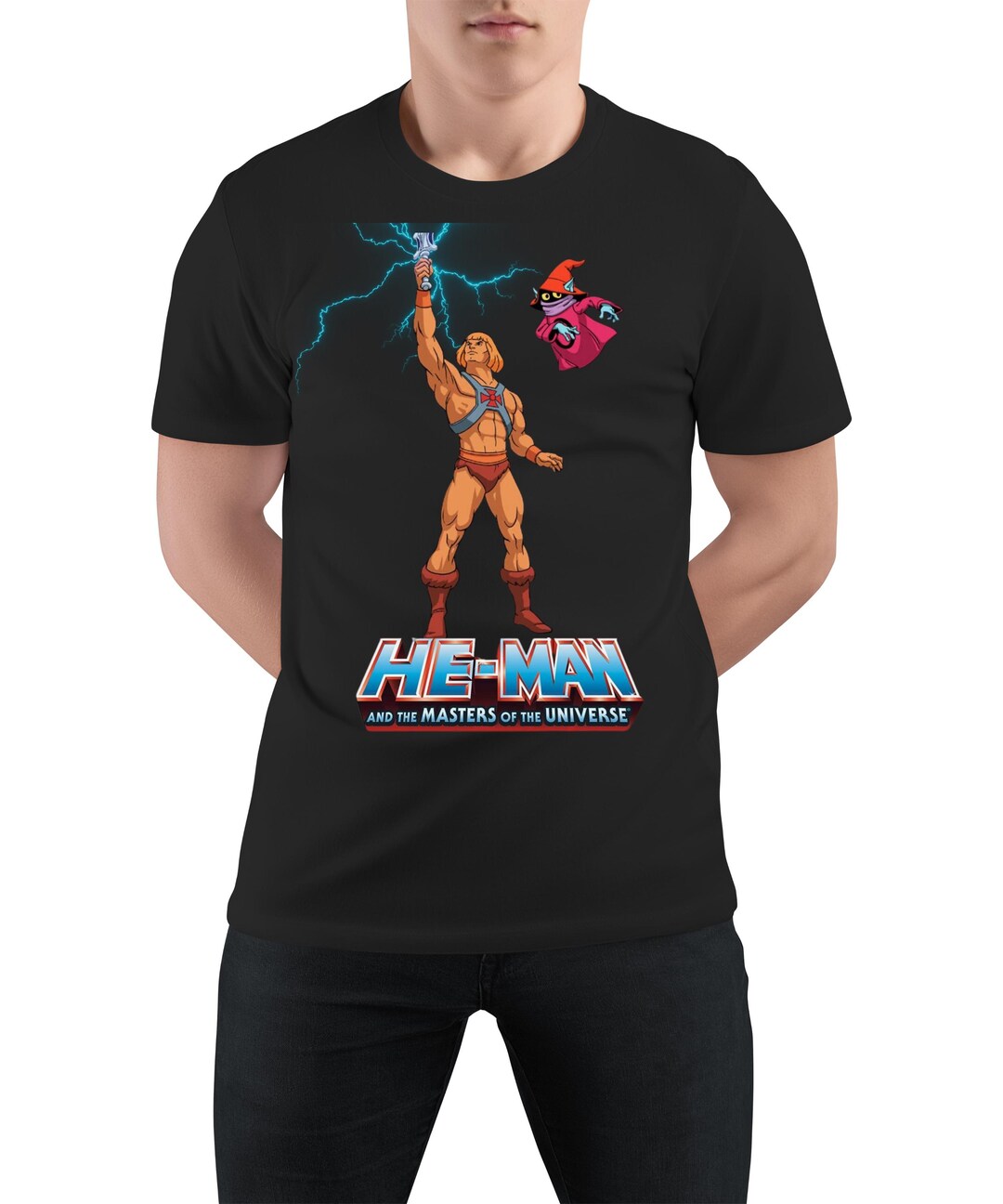 Retro Cartoon HE-MAN Masters of the Universe Unisex Tee Shirt, Vintage ...