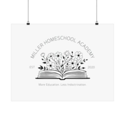 Personalized Homeschool Poster, Custom Saying Poster, Family Name and ...