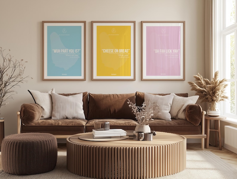 Bajan Sayings Art Prints, Instant Download Caribbean Wall Art, Barbados ...