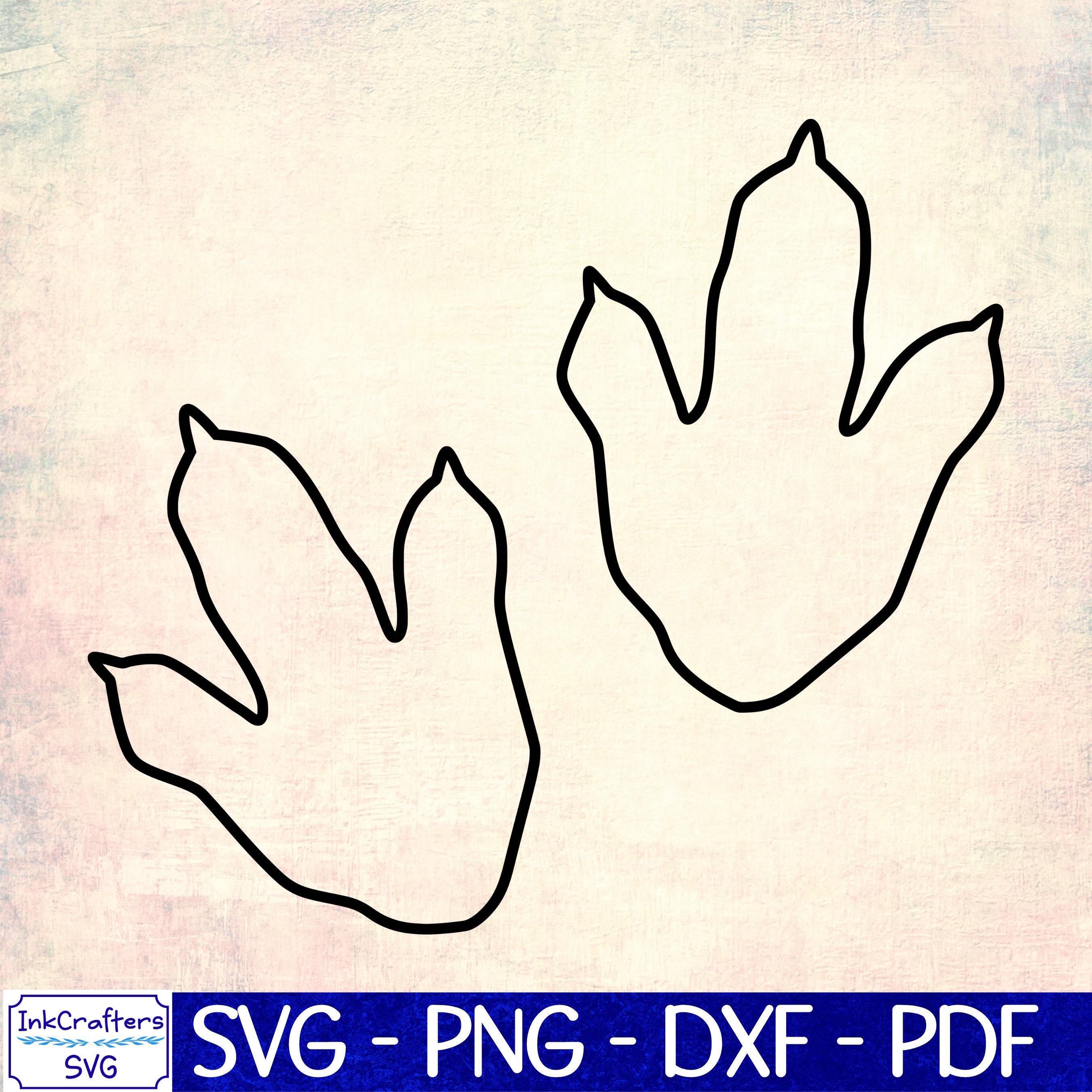 Dinosaur Footprints SVG, Dinosaur SVG, Dinosaur Feet SVG Digital ...