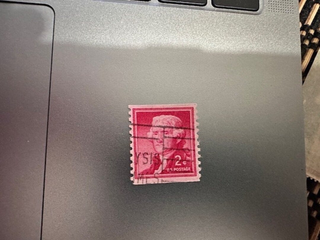 Rare Thomas Jefferson Red 2 Cent US - Etsy Canada
