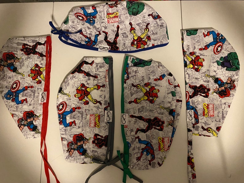 Marvel, Spider Man, Wonder Woman, Dr Strange, Thor, Super Hero, Scrub ...