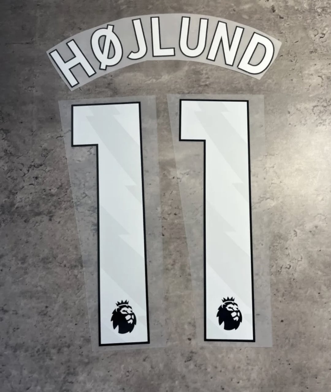 HOJLUND 11 Premier League Football Shirt Name Number Print 2023 Onward ...