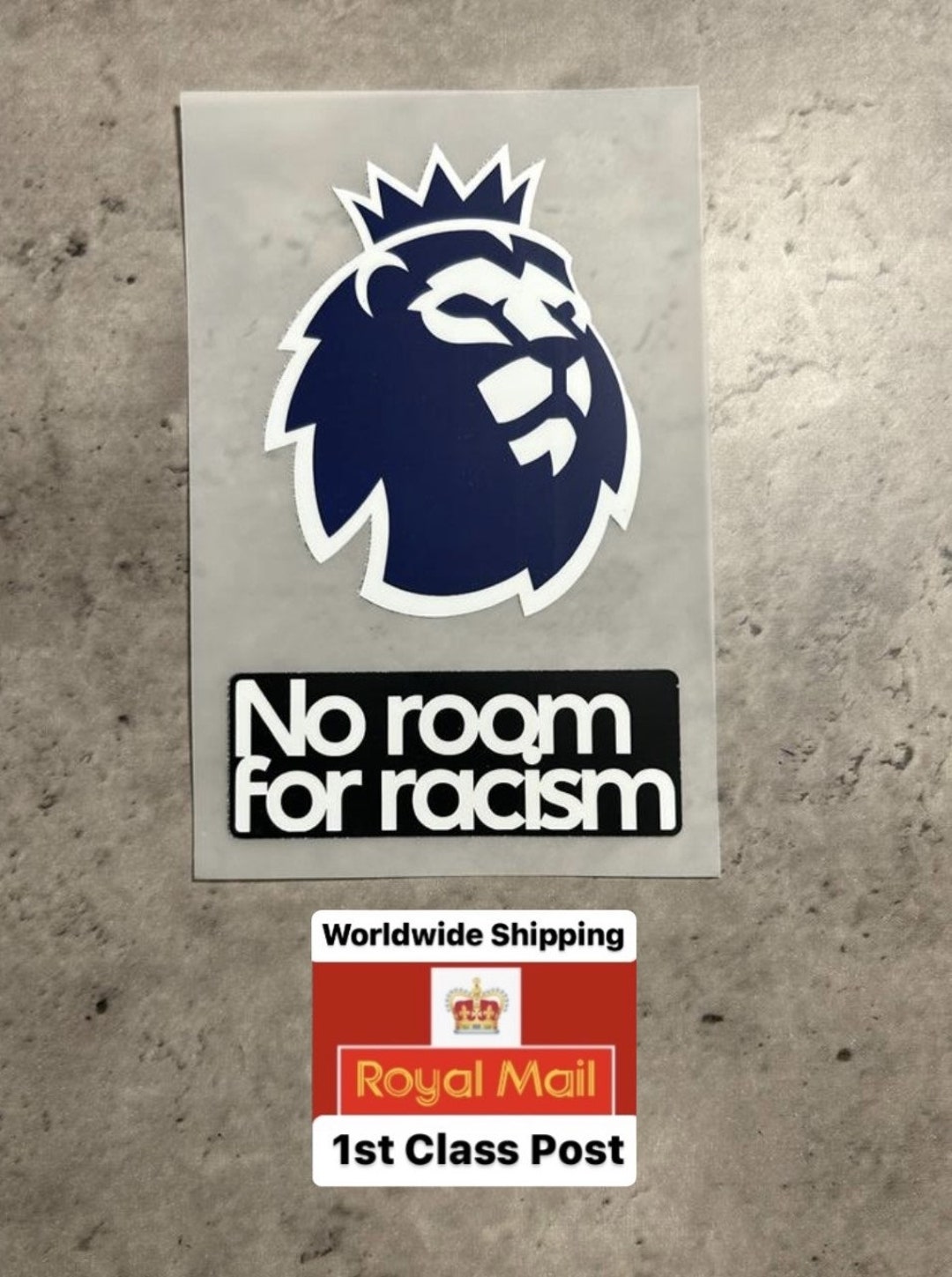Premier League and No Room for Racism Badge Patch Sleeve Arm 2023 ...