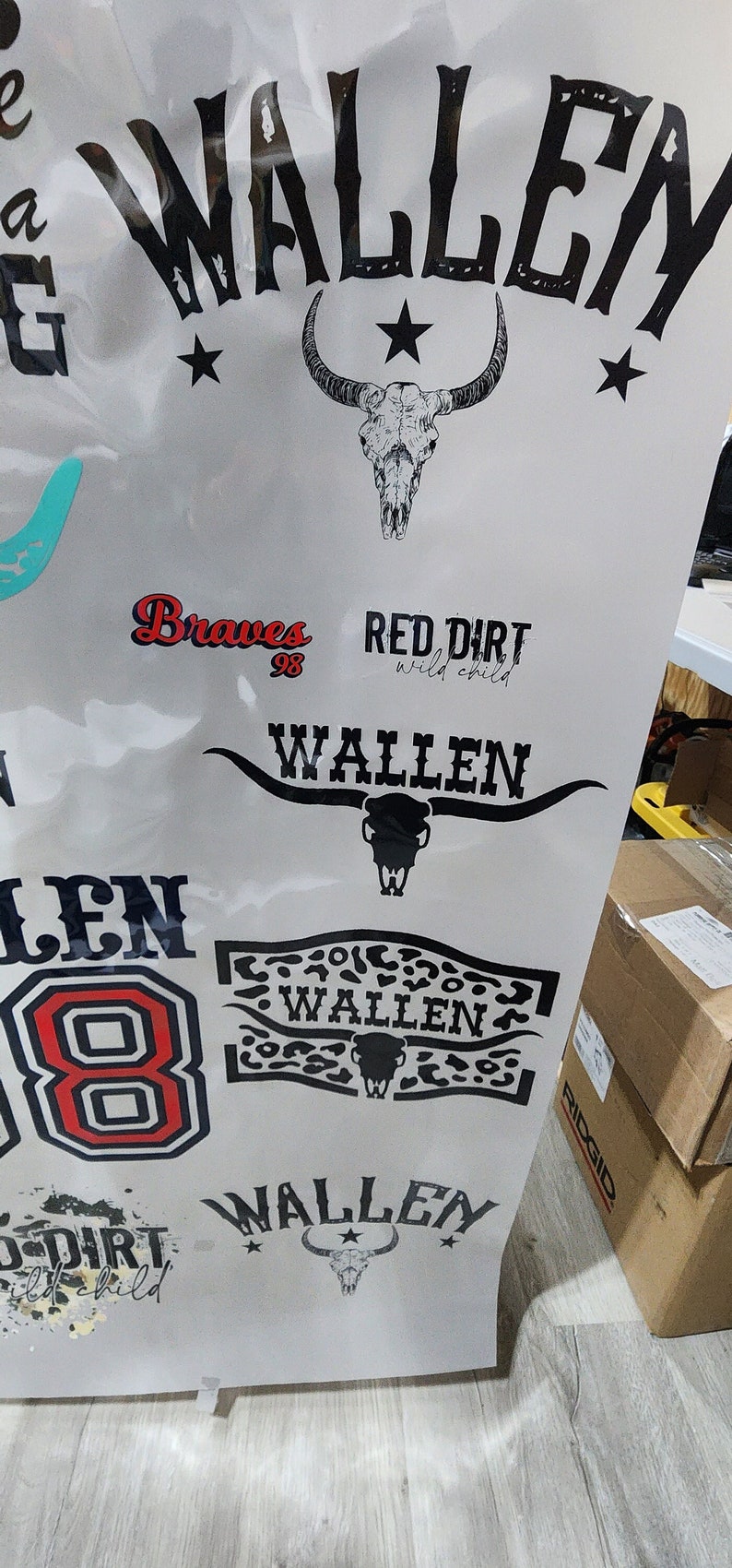 Morgan Wallen DTF Gang Sheet - Etsy