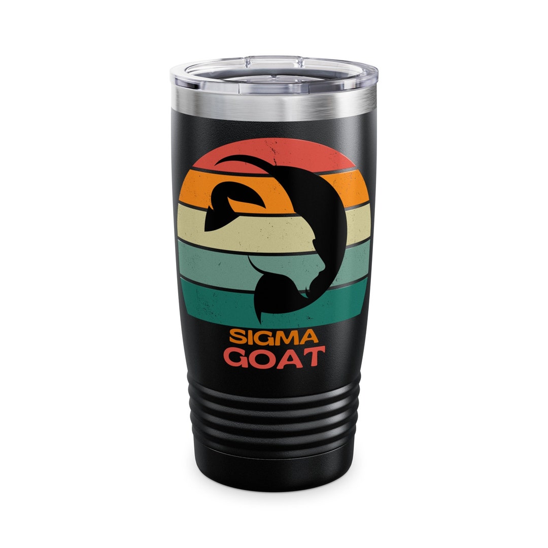 SIGMA GOAT Ringneck Tumbler, 20oz Teen Slang, Funny Cup, Teen Dad Gift ...