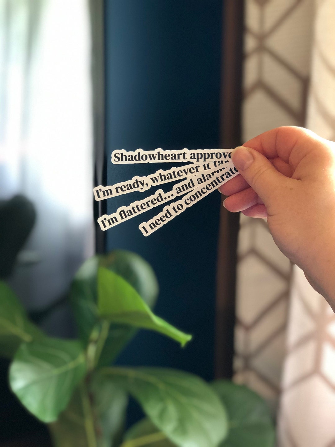 Shadowheart Quote Stickers, Set of 4 Phrase Stickers - Etsy