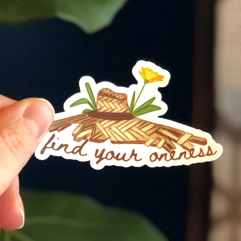 Einar Hat With Phrase Find Your Oneness, Palia Video Game Sticker ...