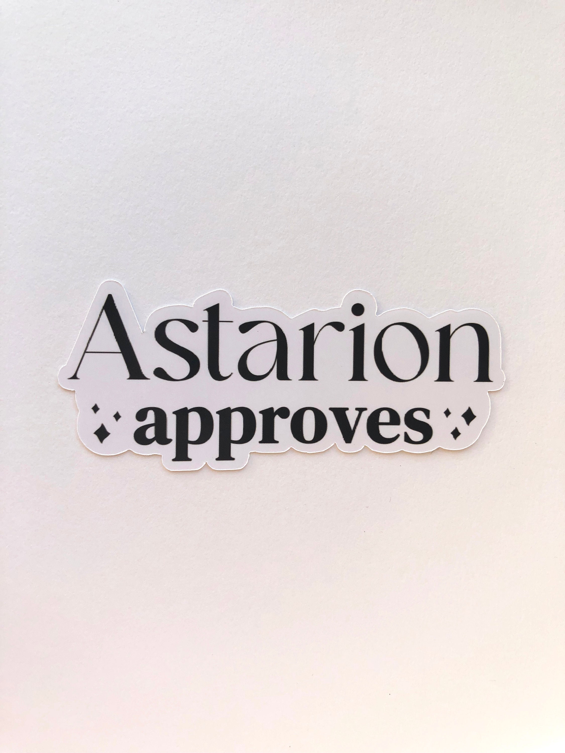 Astarion Approves Sticker, BG3 Phrase Quote Sticker - Etsy