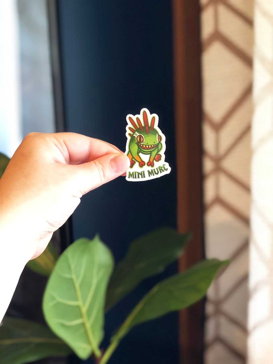 Mini Baby Murloc Wow Sticker With Text, World of Warcraft Sticker ...