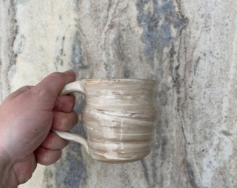 Large Marbled Pottery Mug. Unique Coffee Mug. Handmade Ceramic Mug ...