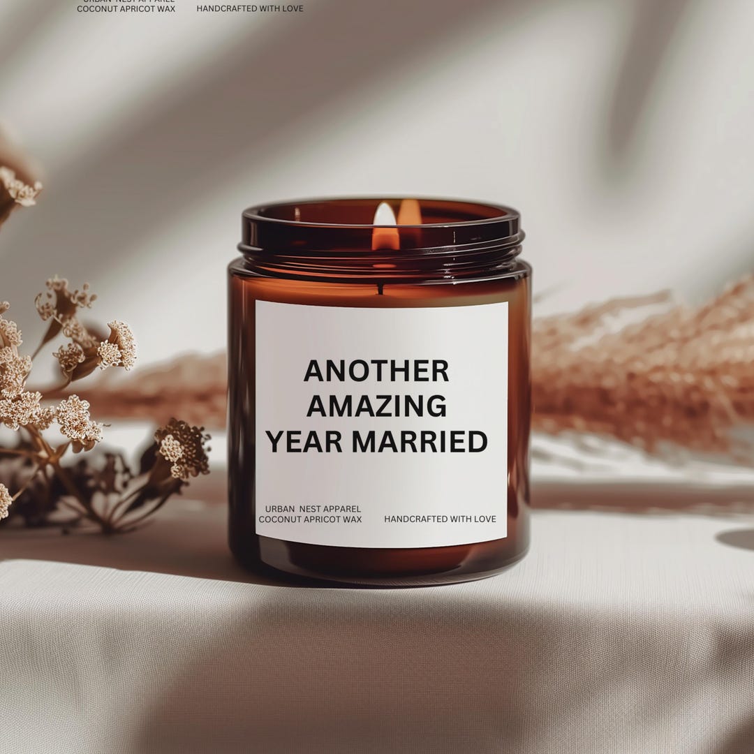 Another Amazing Year Married Candle, Celebrate Your Love, Anniversary ...