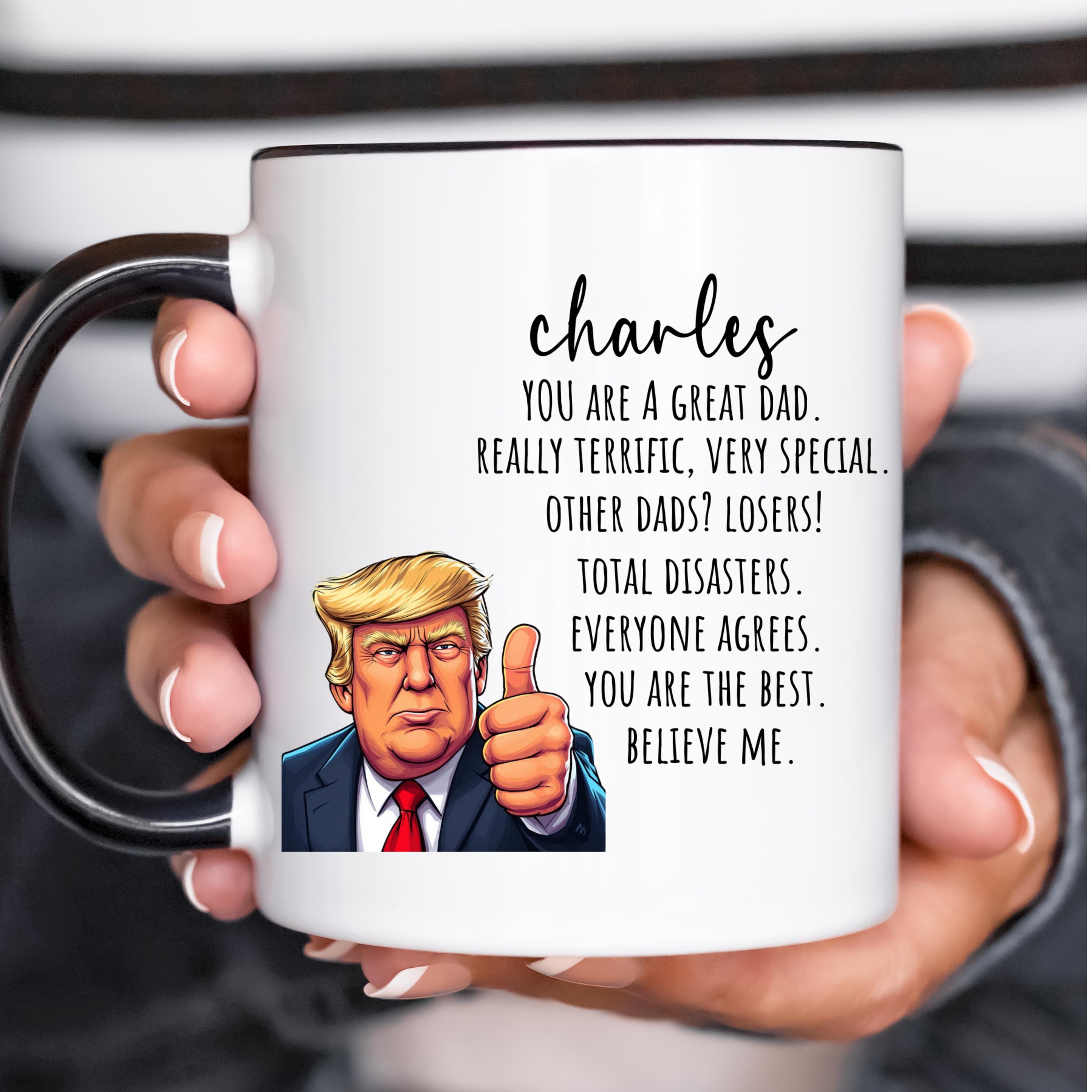 Trump Dad Mug, Fathers Day Gifts for Dad, Funny Trump Gift, Republican ...