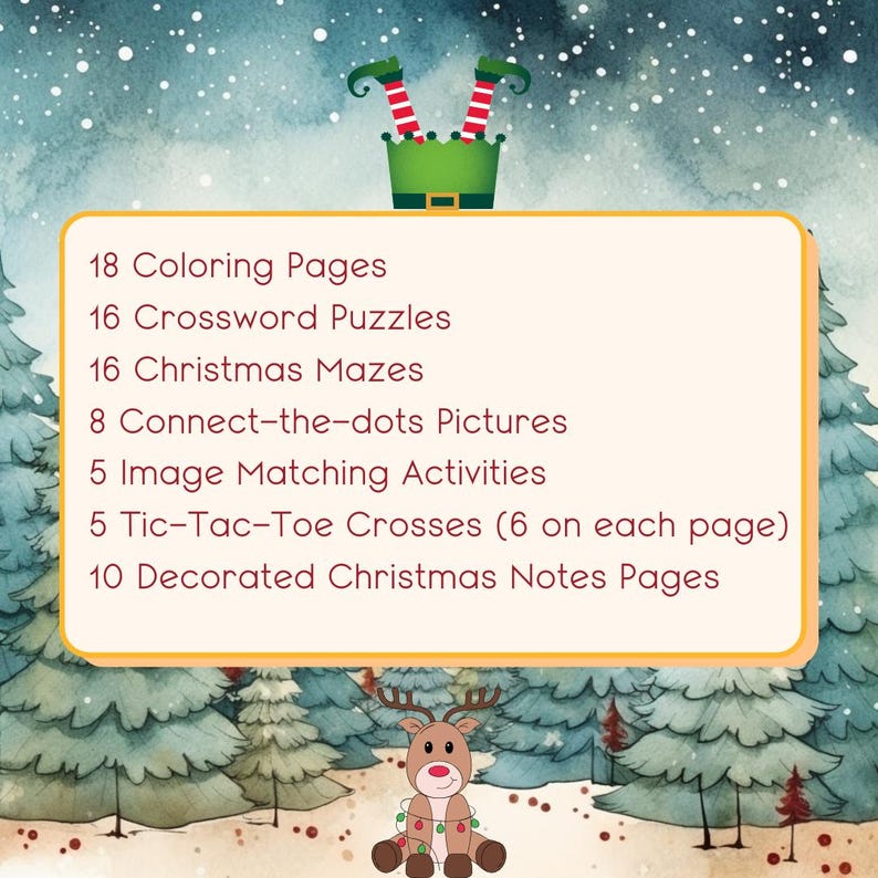 Printable Christmas Activity Page Christmas Coloring Sheet Kids Maze ...