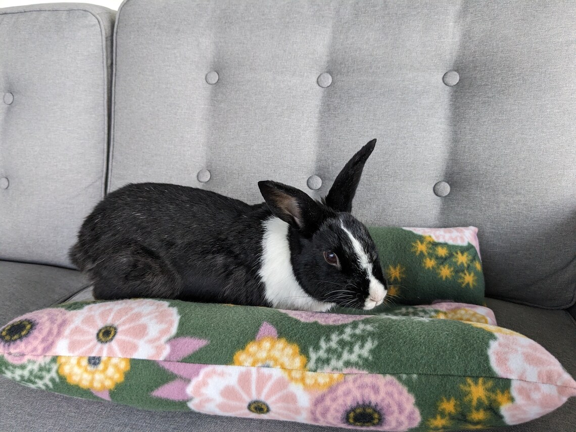 Fleece Bunny Flop Bed | Rabbit Cuddle Bed | Bun Snug Pillow - Etsy Canada