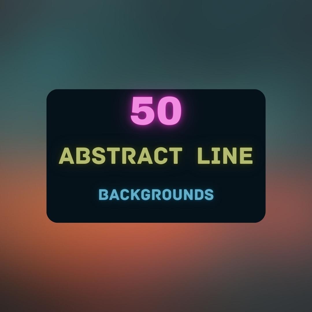 50 HD Abstract Line Backgrounds | High-resolution Digital Backdrops ...
