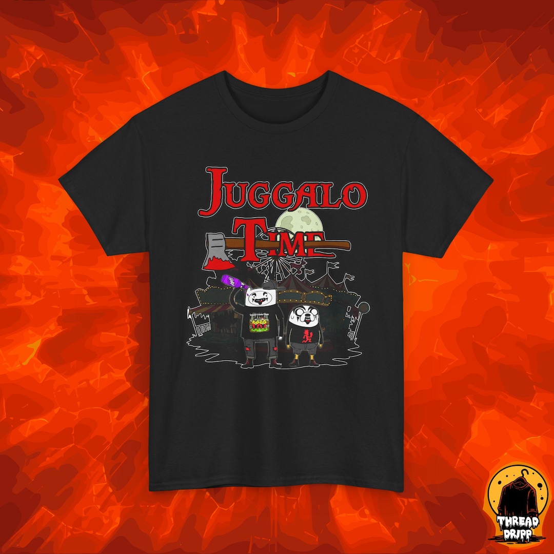 ICP Shirt Adventure Time Juggalo Shirt ICP Merch Insane Clown Posse - Etsy