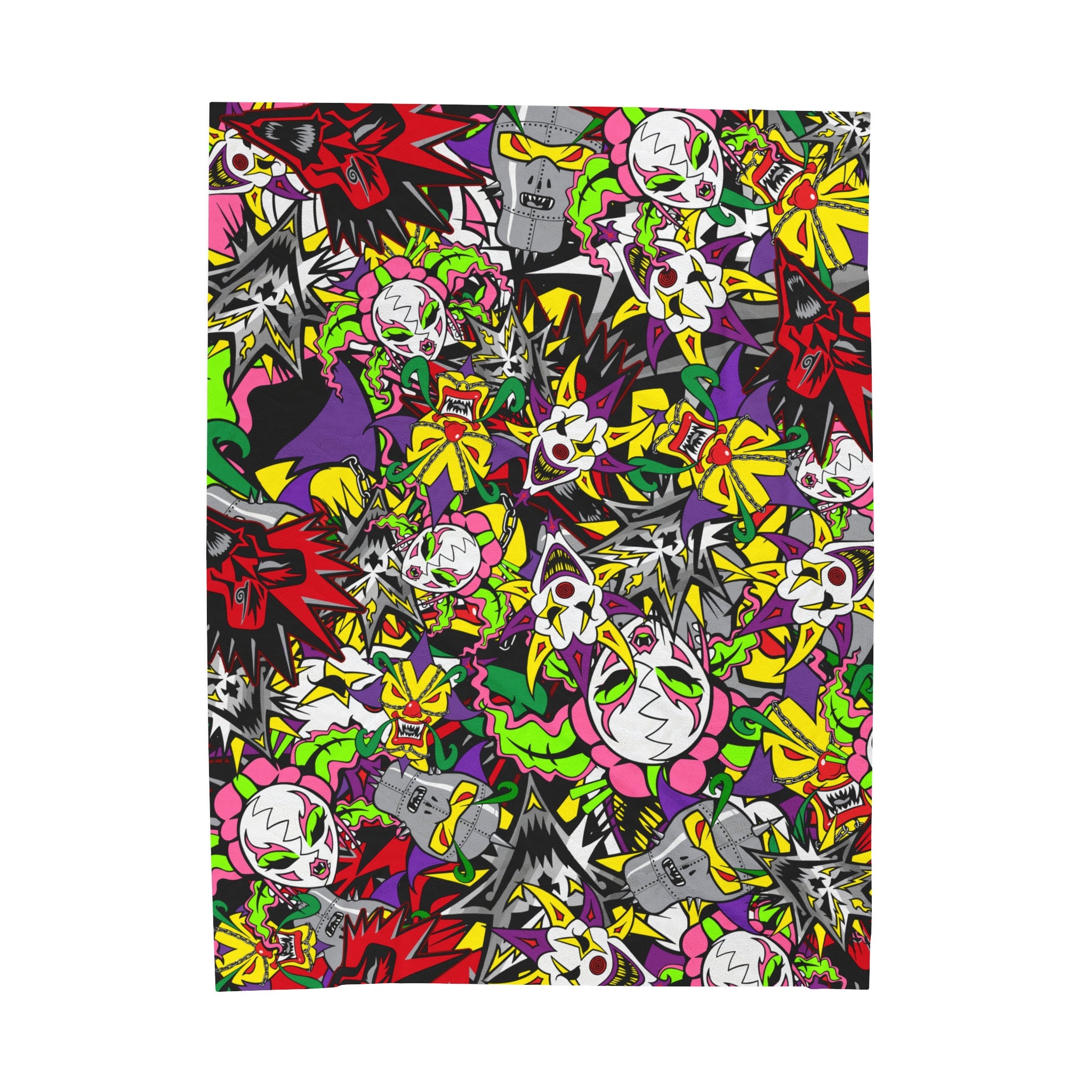 ICP Second Deck Plush Blanket Juggalo Blanket ICP Blanket Insane Clown ...