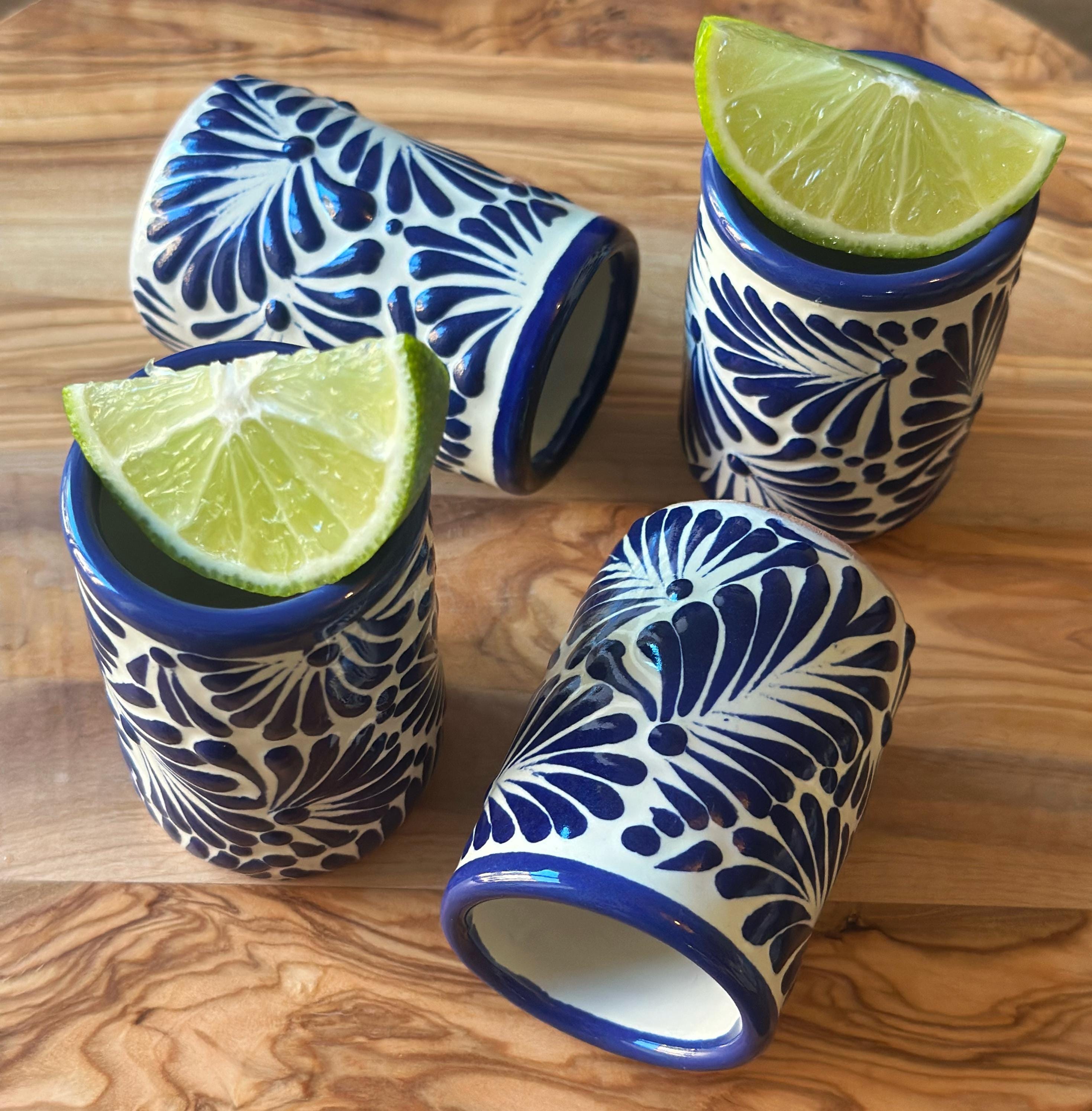 Tequila Shots Glasses 1-pz, Ceramic Talavera Tequila Shot, Mexican ...