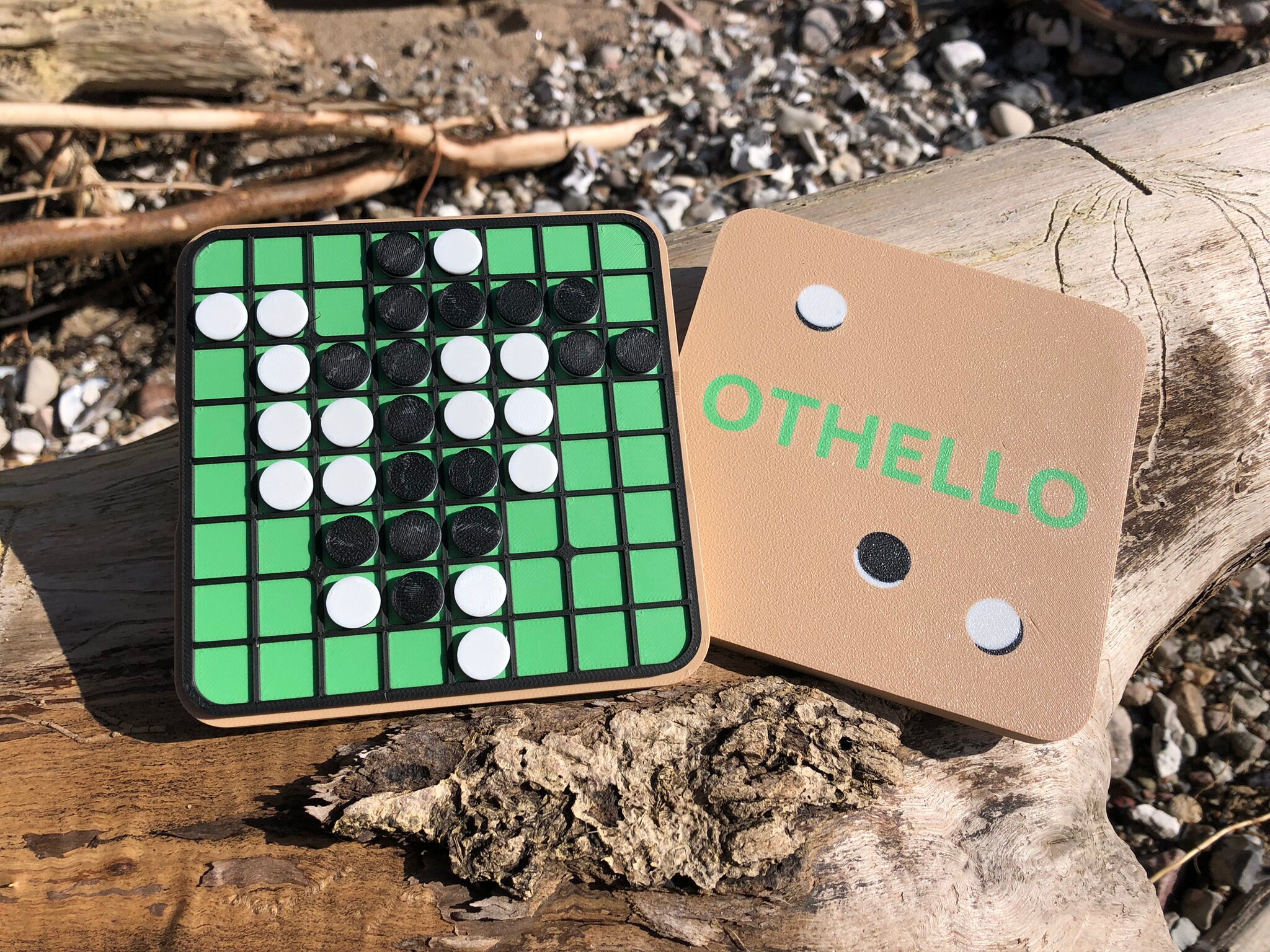 Portable Minimalist Othello Game With Lid Modern Travel Edition, Car Entertainment, Pocket Game ...
