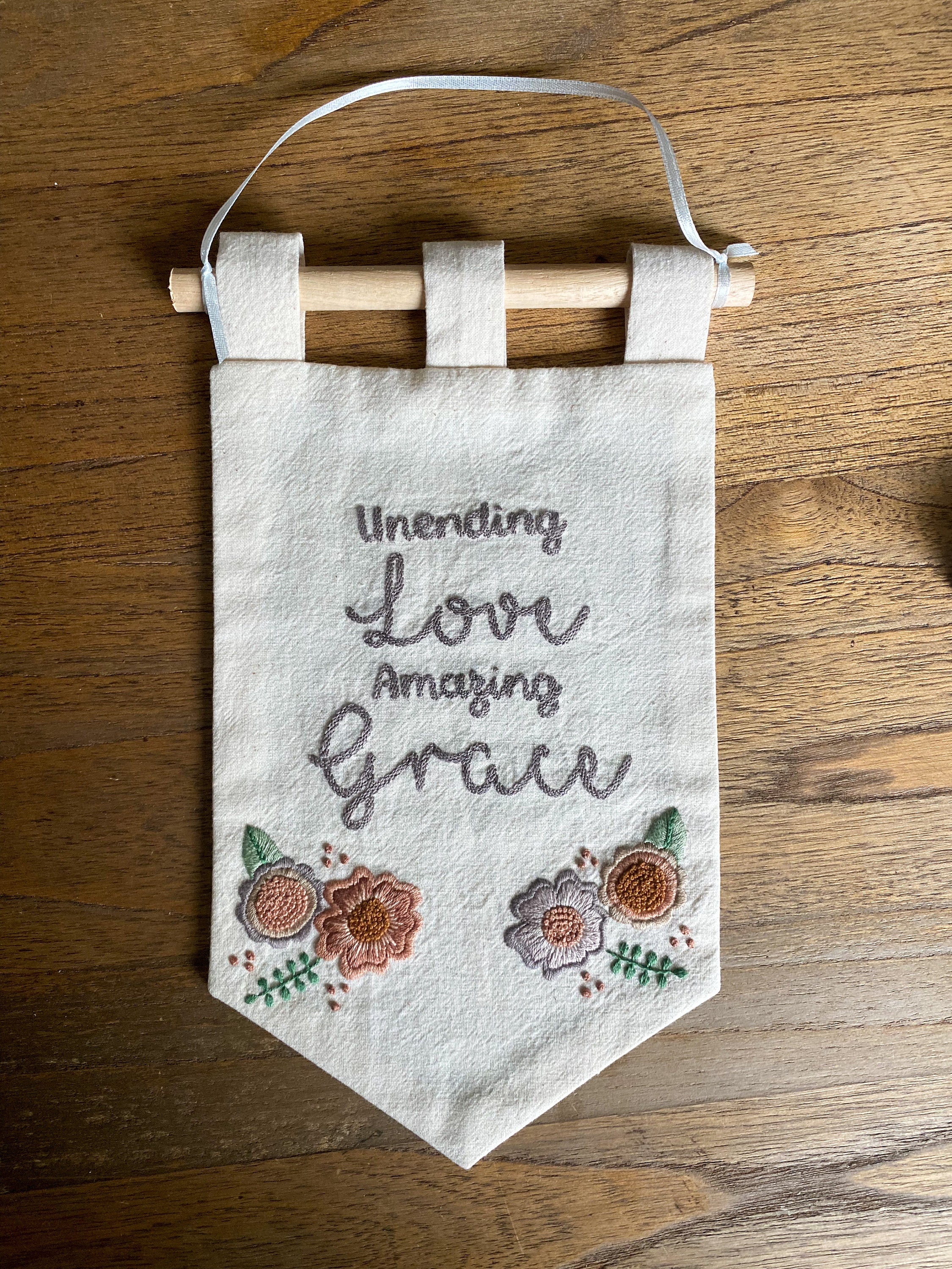 Amazing Grace Template/ Mini / Embroidery Pattern / Boho / Floral - Etsy