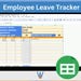 Employee Annual Leave and Vacation Tracker - Google Sheets Spreadsheet ...