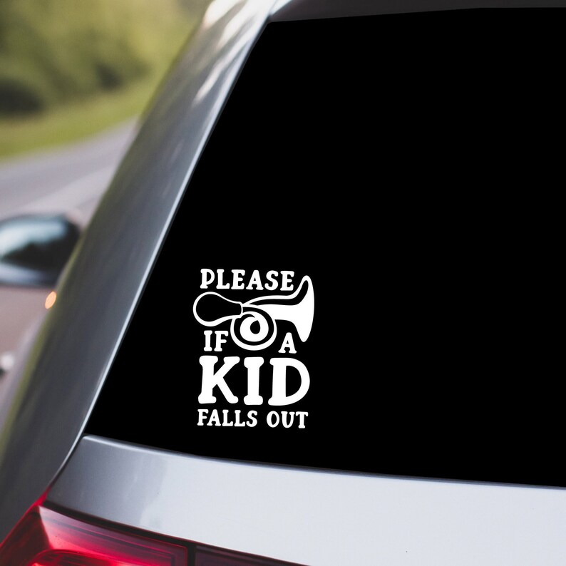 Funny Car Decal | Parent Humor Sticker | Vehicle Decal | Car Decals for ...