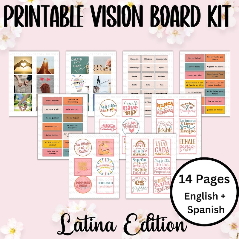 Vision Board Stickers - Etsy