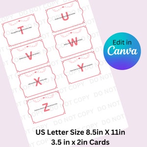 Customizable Reasons to Love A to Z | Romantic Valentines Day Card ...