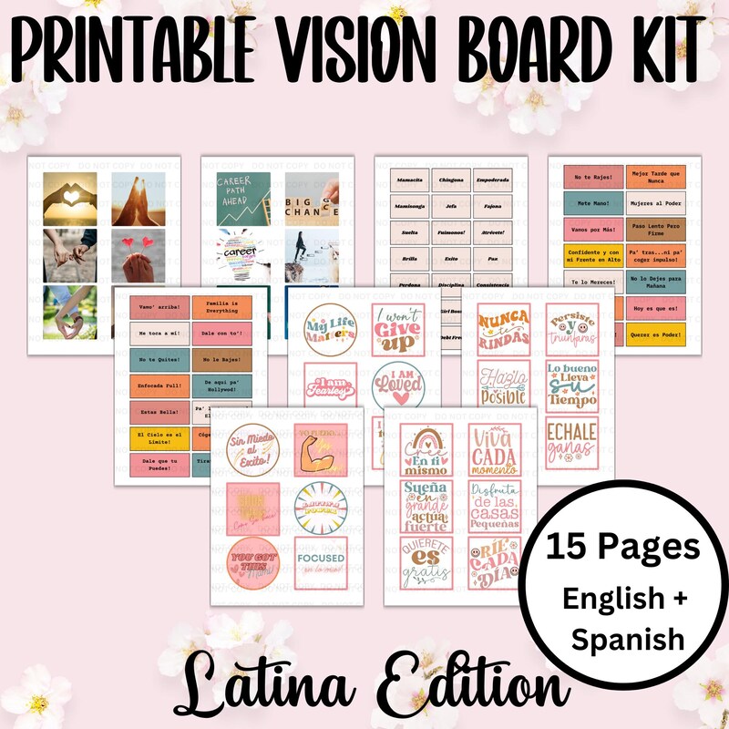 Vision Board Stickers - Etsy
