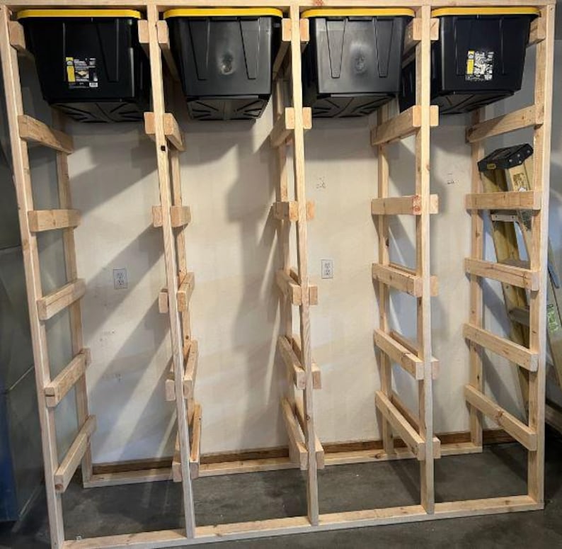 Tote Rack Calculator & Plans, Custom Configurator, Excel Smart Sheet ...