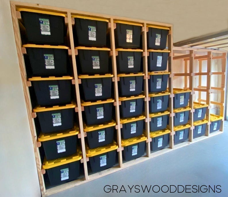 Tote Rack Calculator & Plans, Custom Configurator, Excel Smart Sheet ...