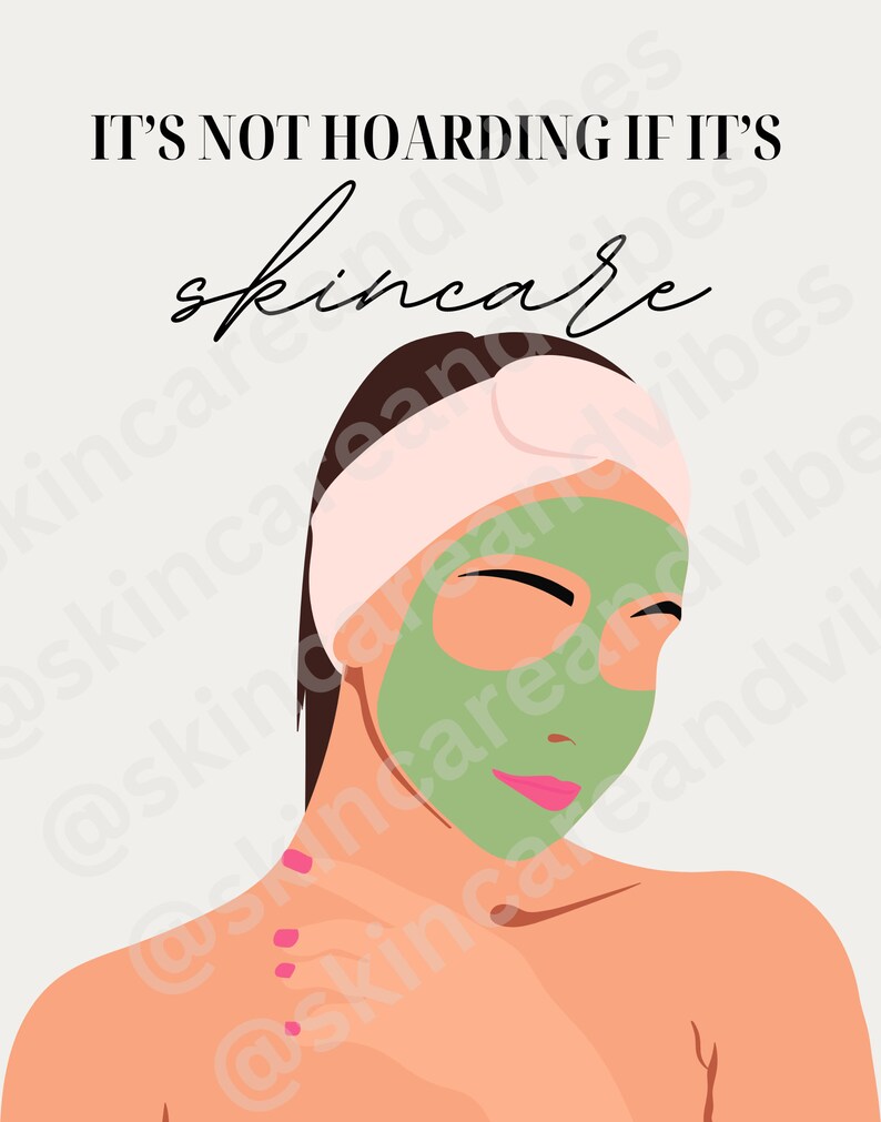 Skincare Routine Poster: Esthetician Salon & Spa Decor (digital File ...