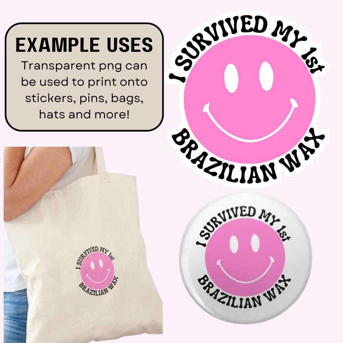 I Survived My First Brazilian Wax SVG | Wax Babe Cosmetologist ...