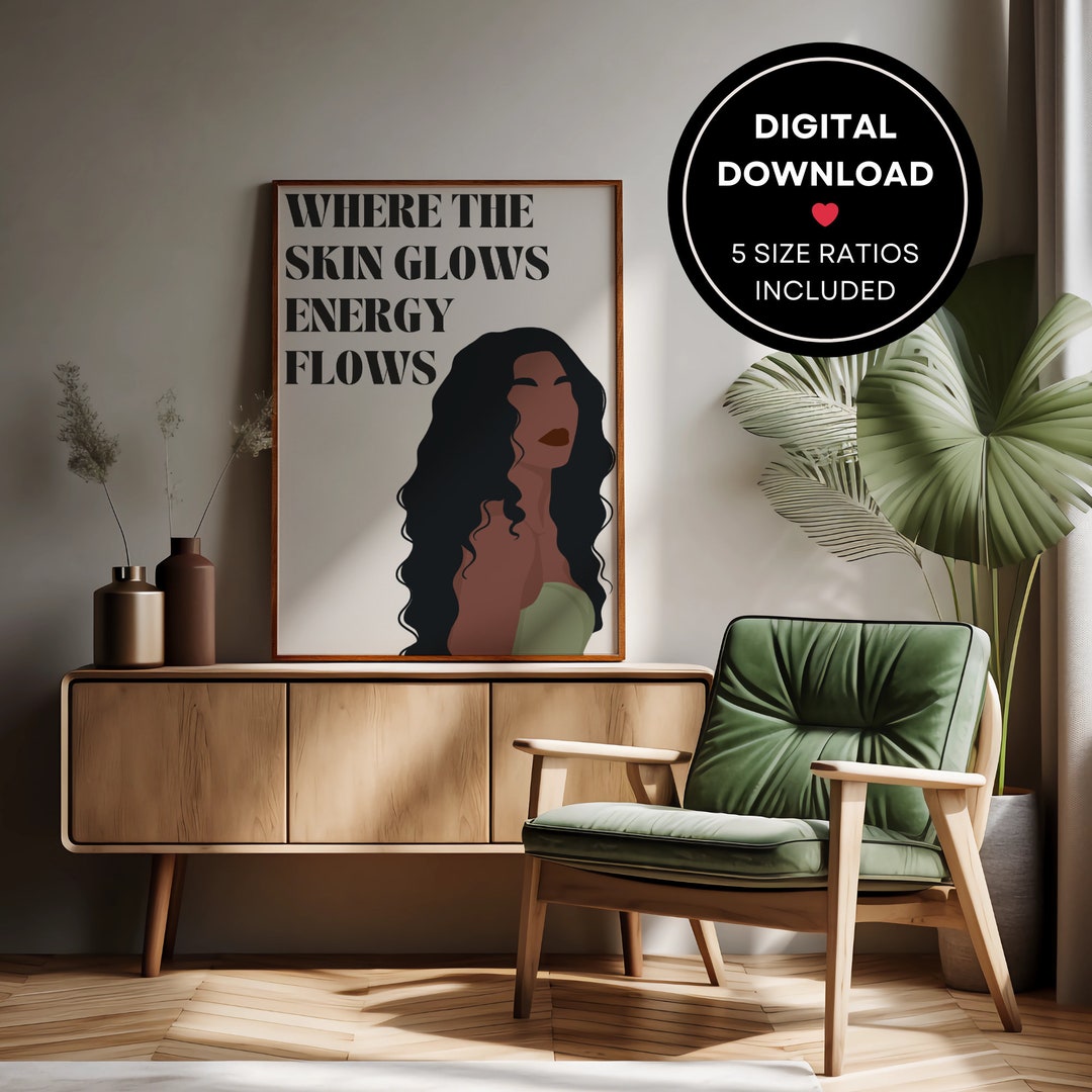 Skin Care Print | Esthetics Salon Suite Printable Wall Art | Salon and ...