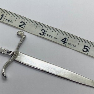 Vintage Sterling Silver 6.25-inch Sword Dagger Letter Opener With Incan ...
