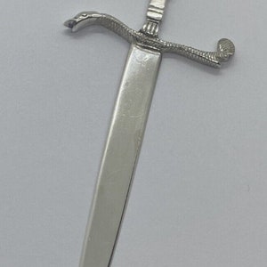 Vintage Sterling Silver 6.25-inch Sword Dagger Letter Opener With Incan ...