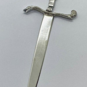 Vintage Sterling Silver 6.25-inch Sword Dagger Letter Opener With Incan ...
