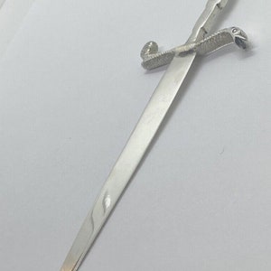 Vintage Sterling Silver 6.25-inch Sword Dagger Letter Opener With Incan ...