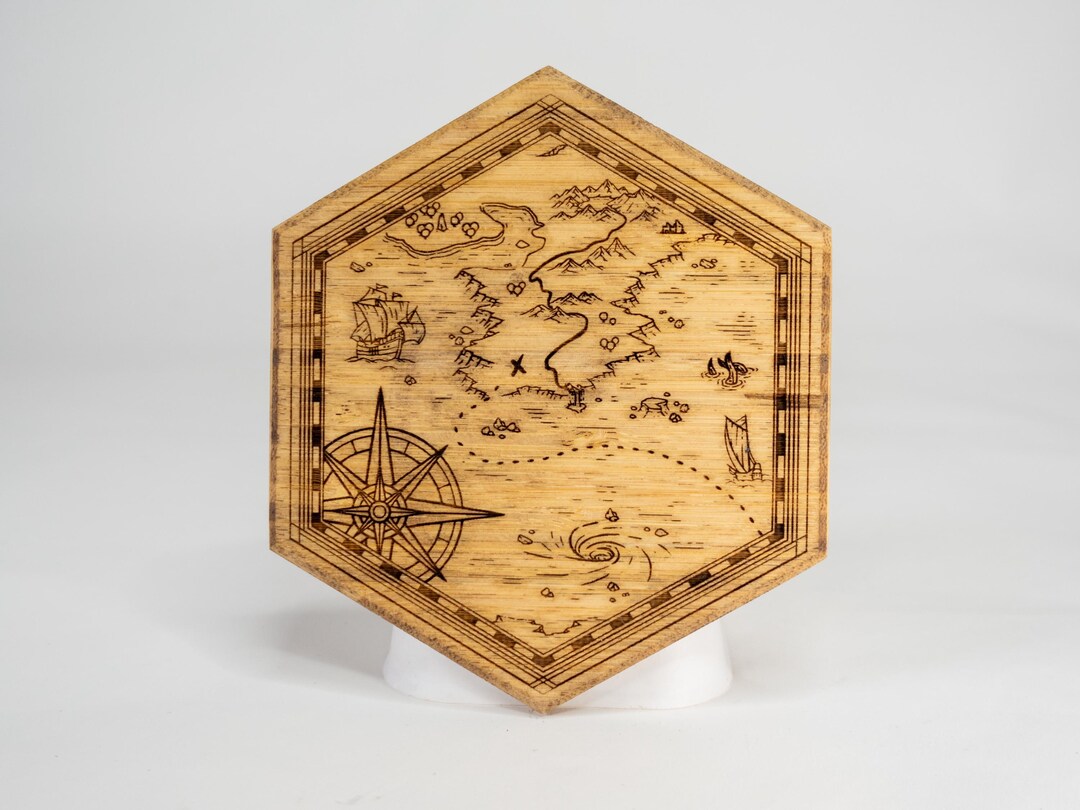 Treasure Map Shield - Etsy