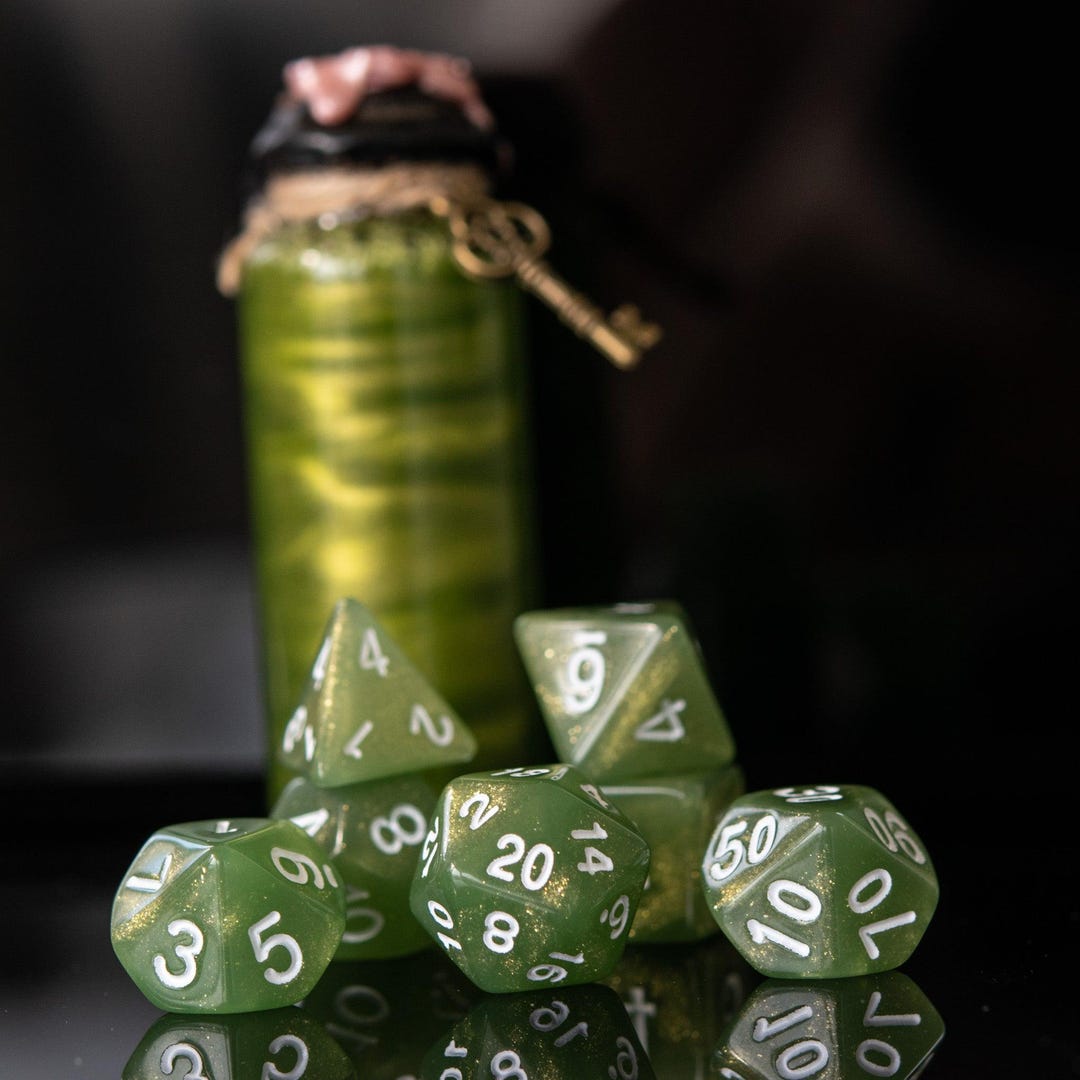 Forest Sprite Acrylic Dice Set - Etsy