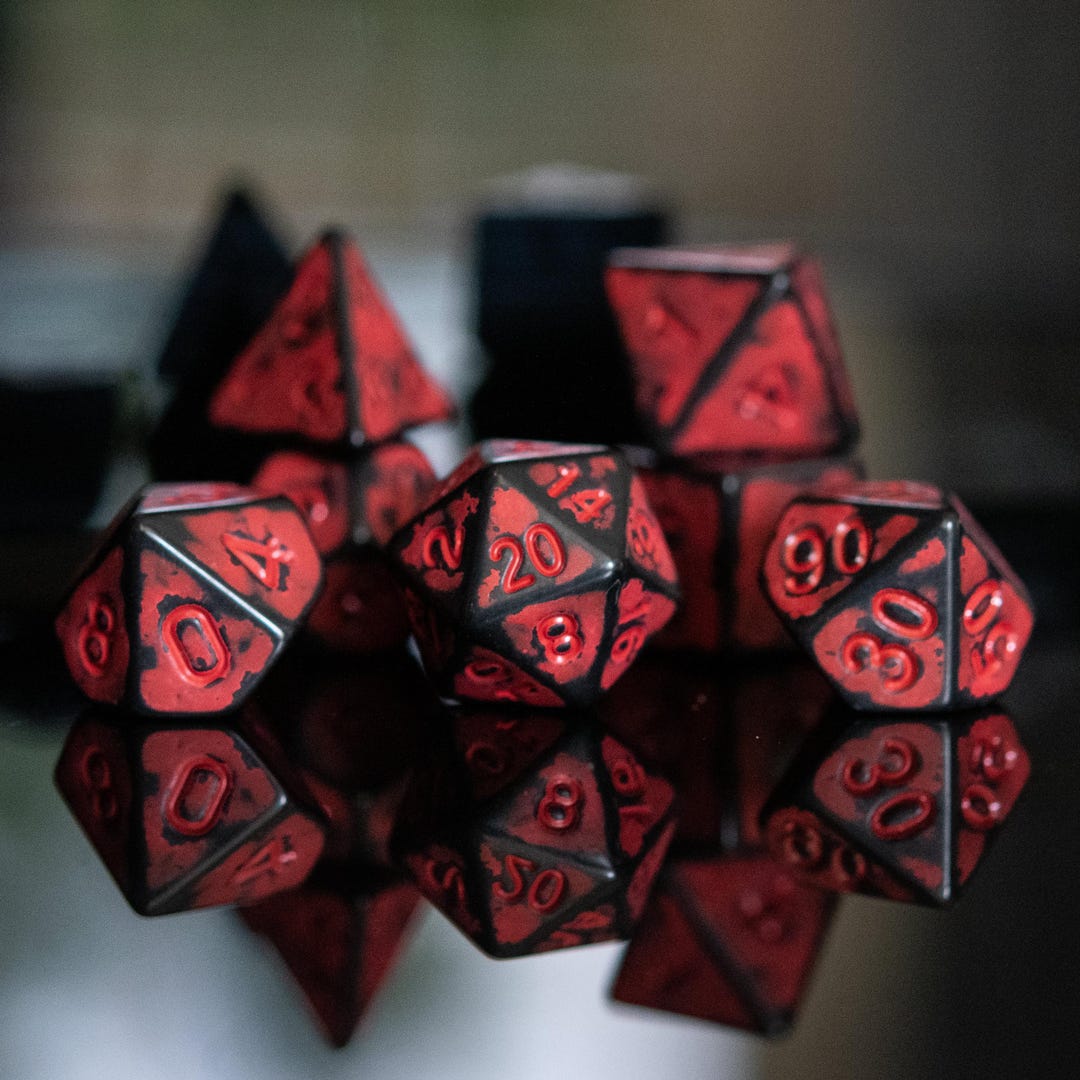 Radiation Acrylic Dice Set - Etsy