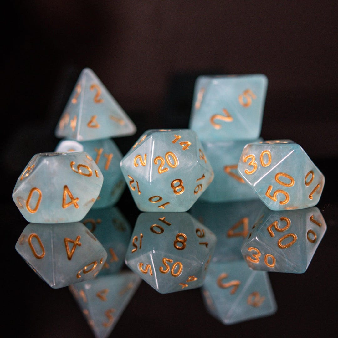Elixir of Divination Acrylic Dice Set - Etsy