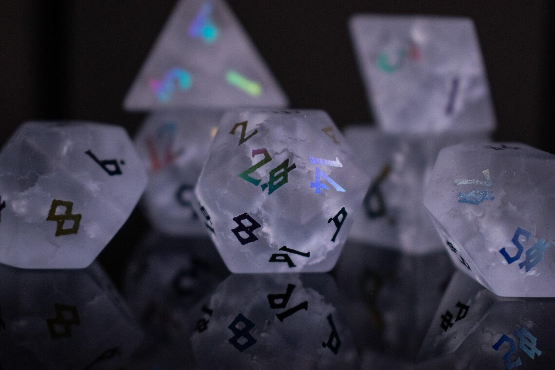 Bifrost Shattered Glass Dice Set - Etsy
