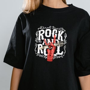 Rock and Roll Shirt, Vintage Music Tee, Retro Vibes Fashion, Music ...
