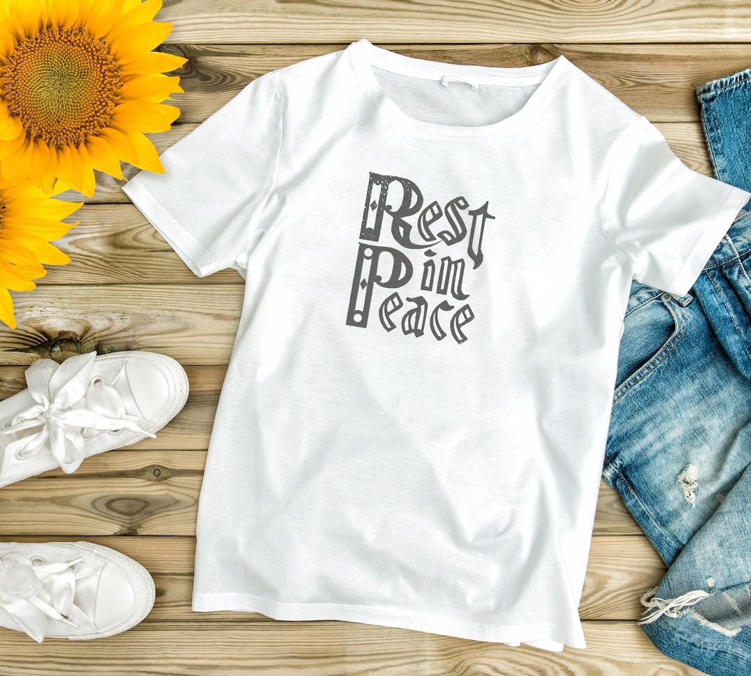 Rest in Peace T-shirt, Peace Tee, Sleep Forever T-shirt, Unisex Shirt ...